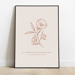 Let All That You Do Be Done in Love Printable, 1 Corinthians 16:14 ...