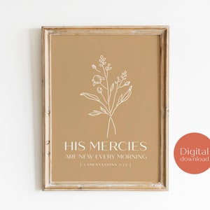 Set of 12 Boho Christian Printable Wall Art Designs, Instant Download ...
