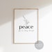 Peace Be to This House Print Peace Quote Prints Home Wall - Etsy