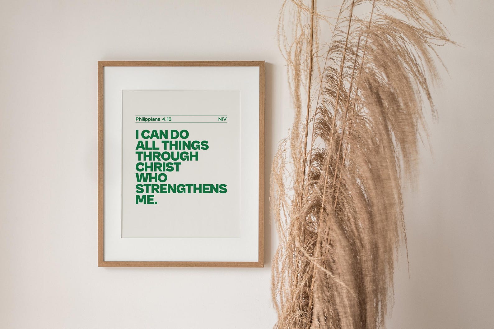 Philippians 4:13 Printable Wall Art – I Can Do All Things Bible Verse ...