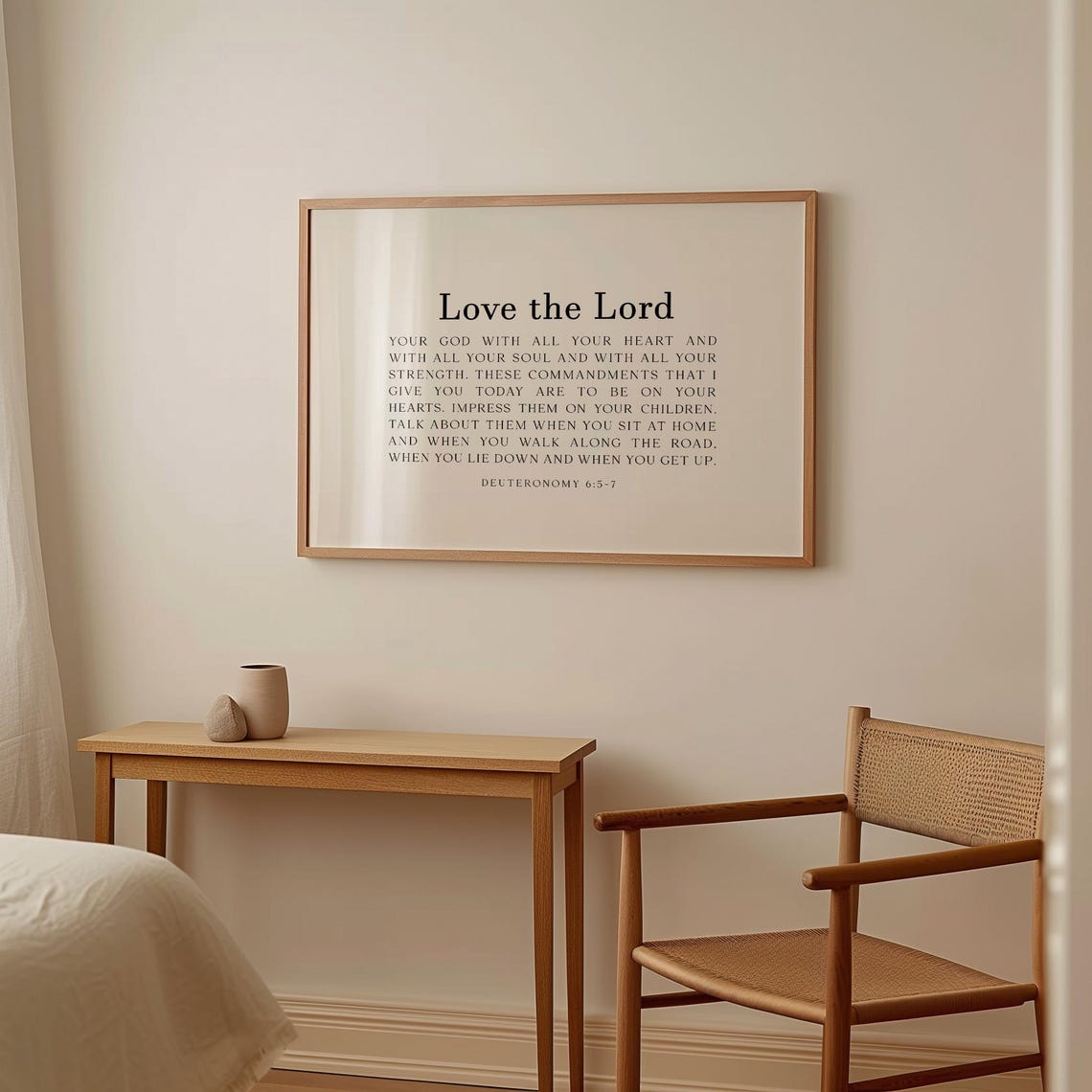 Love the Lord Your God With All Your Heart Printable, Deuteronomy 6 ...