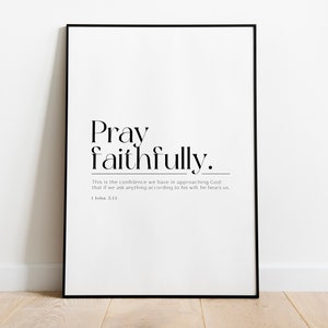 Prayer Wall Art Set: Christian Bible Verse Prints (digital Download) - Etsy
