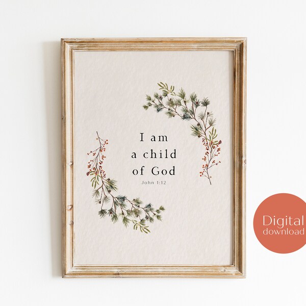 I Am a Child of God - Etsy