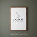 Peace Be to This House Print Peace Quote Prints Home Wall - Etsy