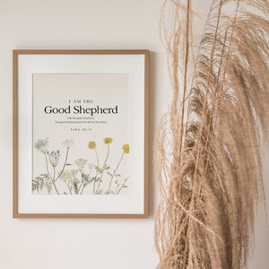 I Am the Good Shepherd Printable, the I AM Statements of Jesus, John 10 ...