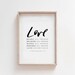 1 CORINTHIANS 13 Printable, Love is Patient, Minimalist Bible Verse ...