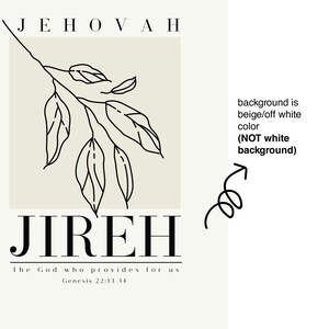 Hebrew Names of God Art Prints: Christian Wall Art (digital Download ...