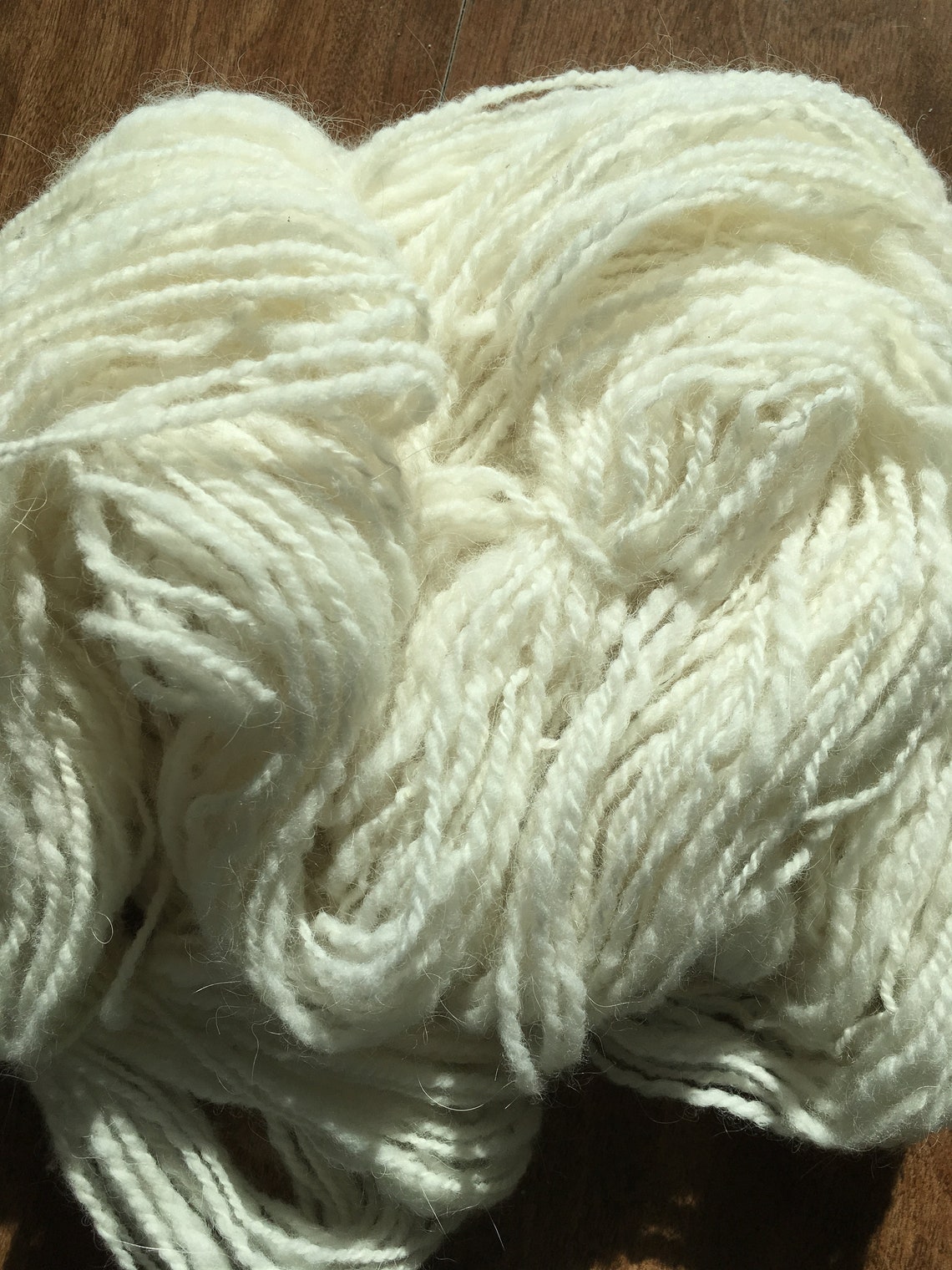 Hand Spun Dog Fur and Merino Wool Yarn Knitting Crocheting Weaving ...