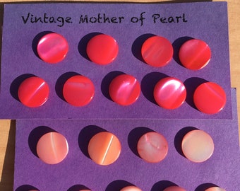 Pink Pearl Buttons - Etsy
