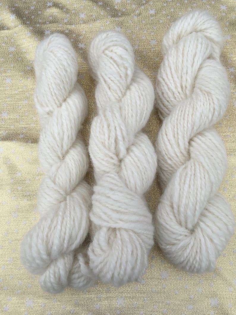 Hand Spun Dog Fur and Merino Wool Yarn Knitting Crocheting Weaving ...