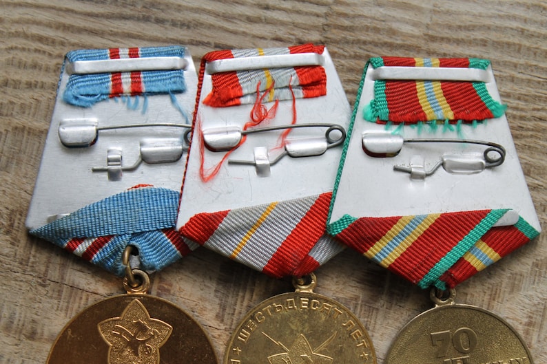 Vintage Military Medals Collectible Medals Set of 3 Vintage - Etsy