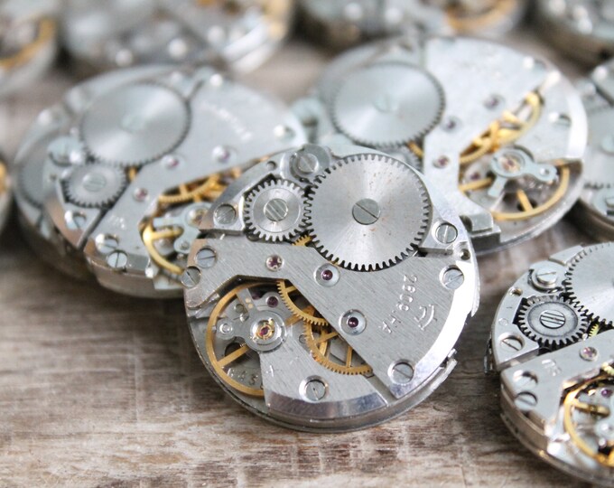 Set of 10 Watch Movements 1" (25 Mm) - Featured - Steampunk Jewelry ...