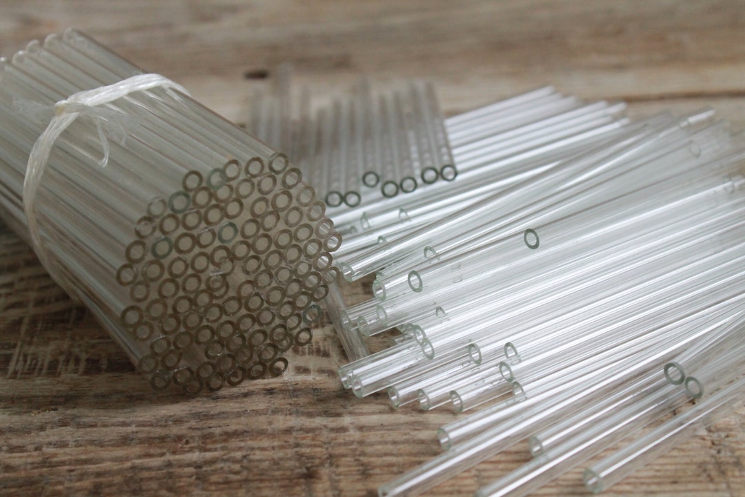 100 Vintage Glass Tubes: Lab Instrument, Chemical Decor (4mm X 90mm) - Etsy