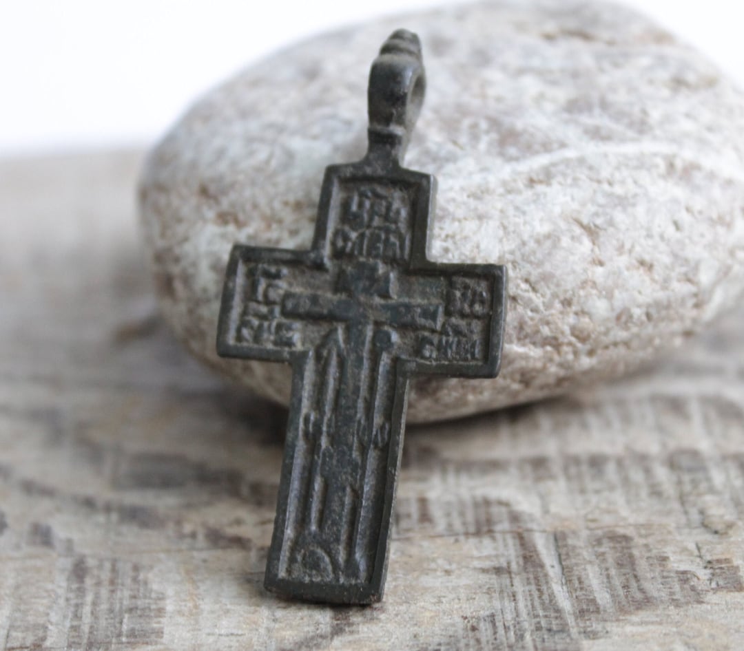 Ancient Cross Pendant 2 " (50 Mm), Medieval Jewelry, Authentic Cross ...