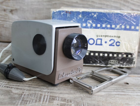 Vintage Slide Projector Filmstrip Projector Etud Vintage - Etsy