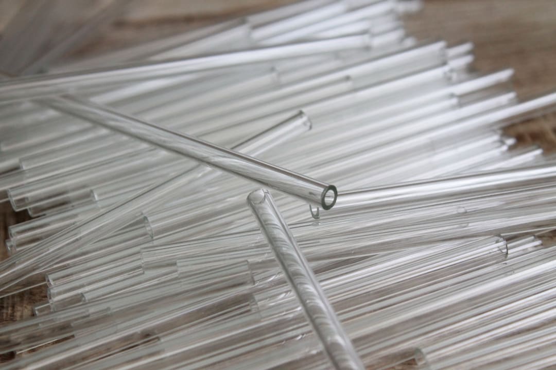 Set of 25 Glass Tubes, (D - 0.15" (4 Mm), Vintage Laboratory ...