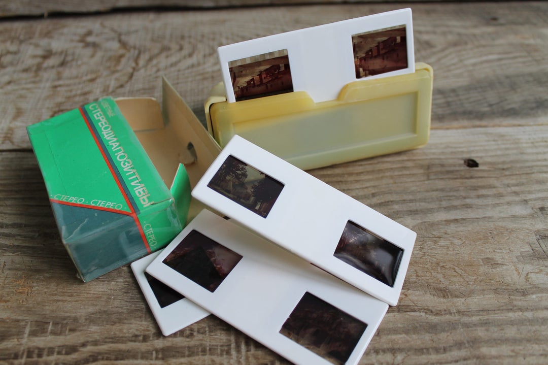 Vintage Stereoscope / Soviet Stereoscope / Portable Slide Viewer ...
