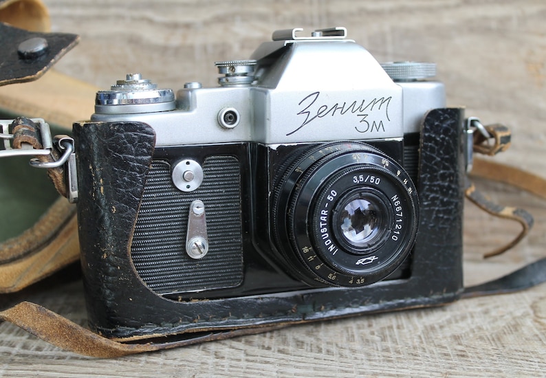 Genuine Rare Camera Zenit 3M With Lens Industar 50 / Vintage - Etsy ...