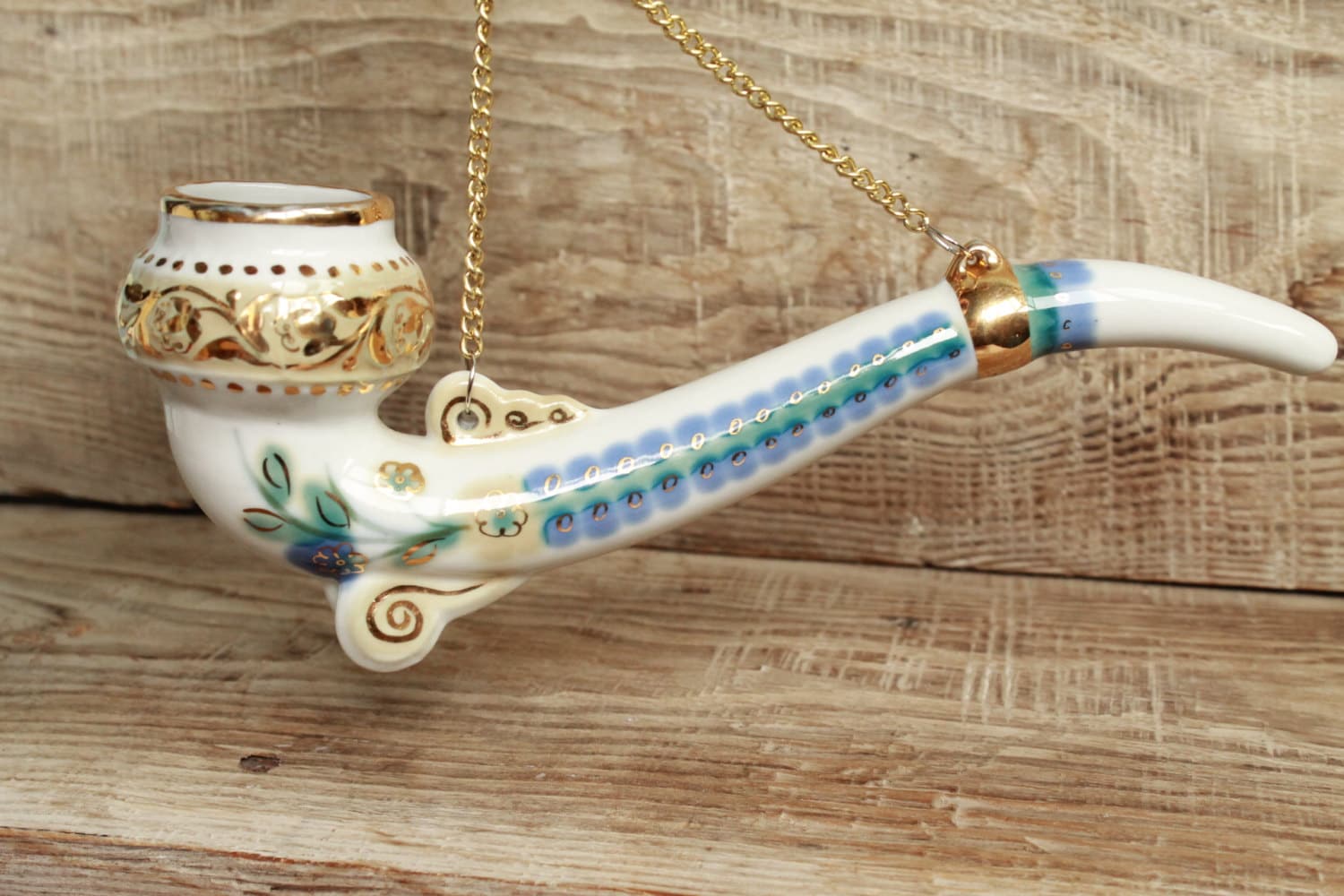 Smoking Bowl Smoking Pipe Porcelain Tobacco Pipe / Glass | Etsy