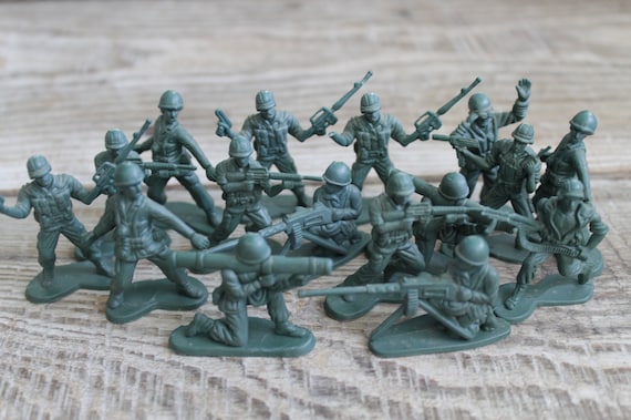 Lot of 15 Miniature Soldiers Vintage Soldiers Vintage - Etsy