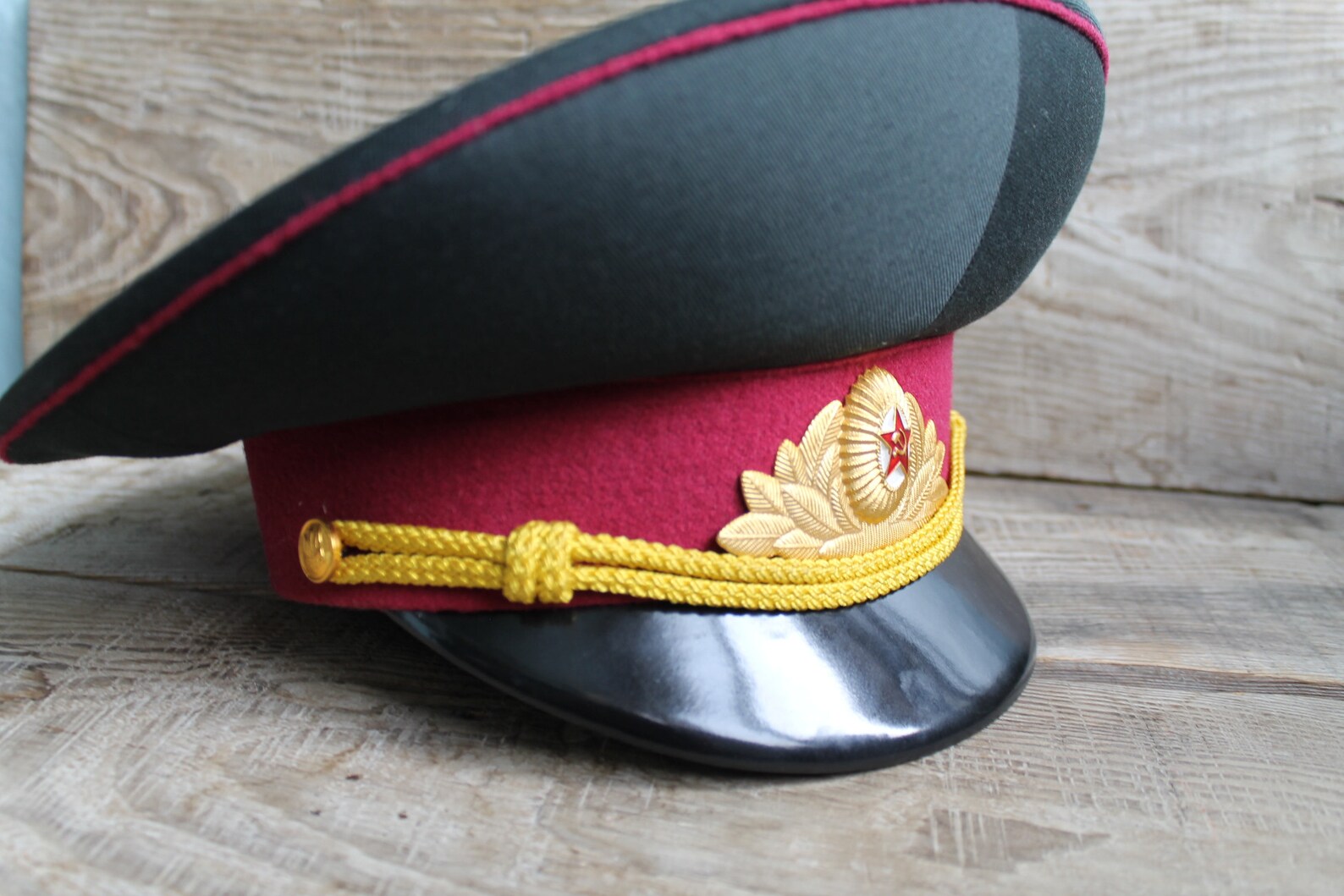 Vintage Soviet Army Cap Size 56 / 7 / S / Soviet - Etsy