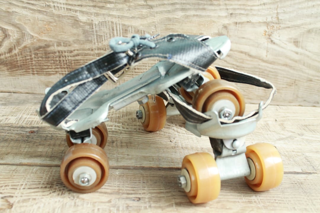 Vintage Metal Roller Skates 1960s, Adjustab Metal Skates, Metal Roller ...