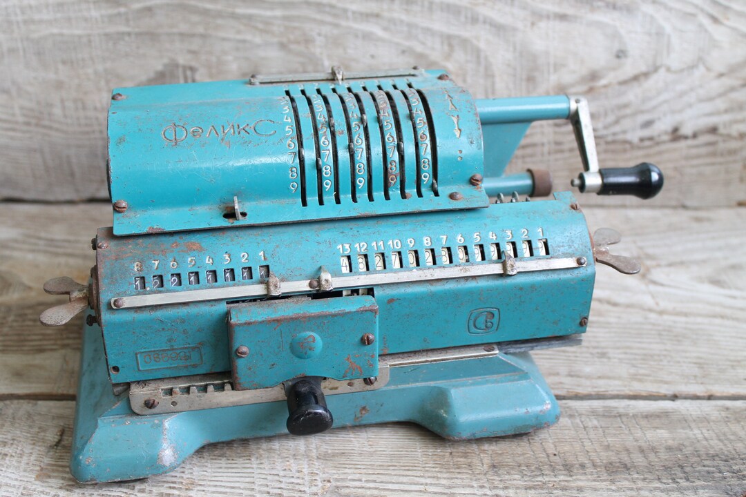 Vintage Soviet Mechanical Calculator / Adding Machine felix M ...