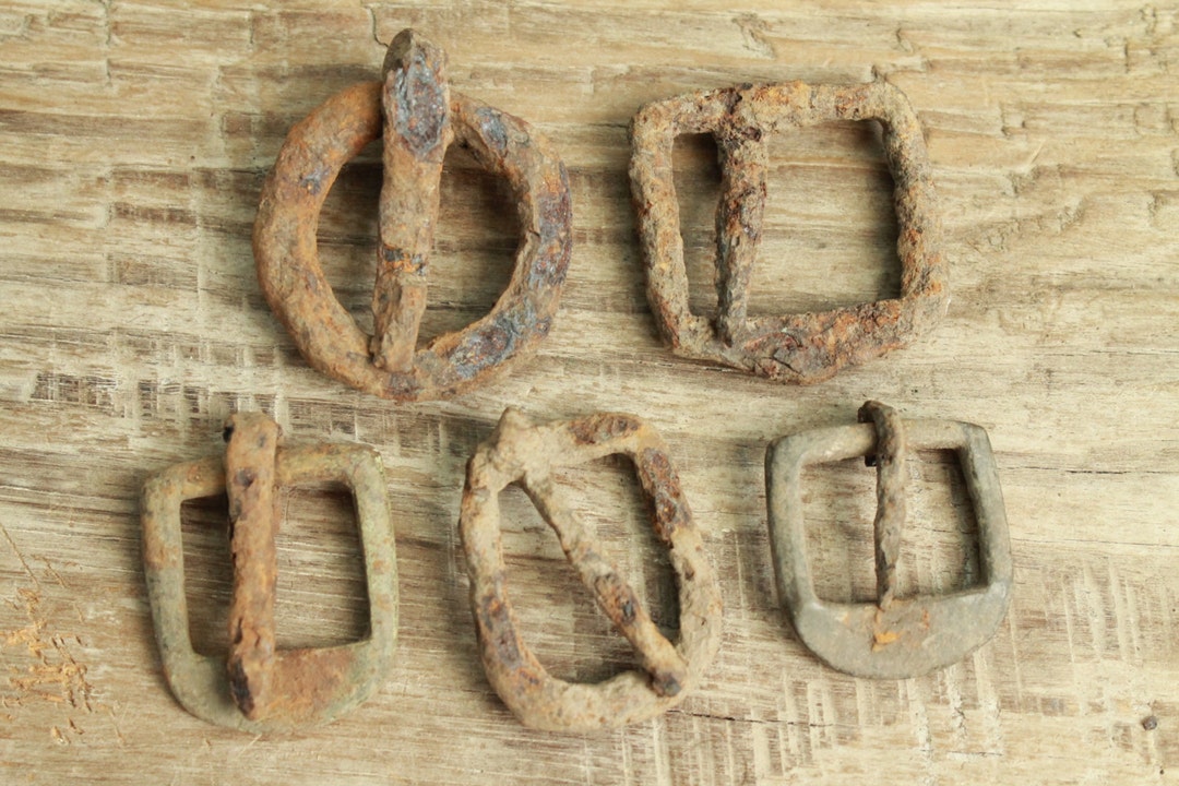 Set of 5 Ancient Buckles, Antique Belt Buckles, Rare Findings ...