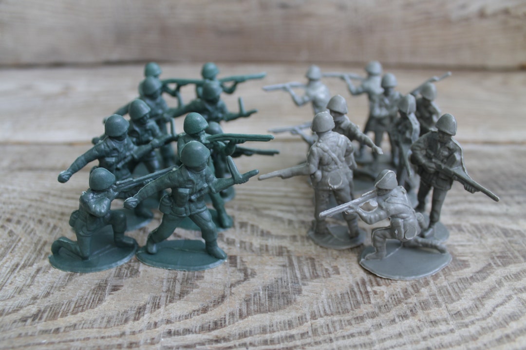 20 Miniature Soldiers 40-50 Mm / Vintage Soldiers / Vintage Military ...