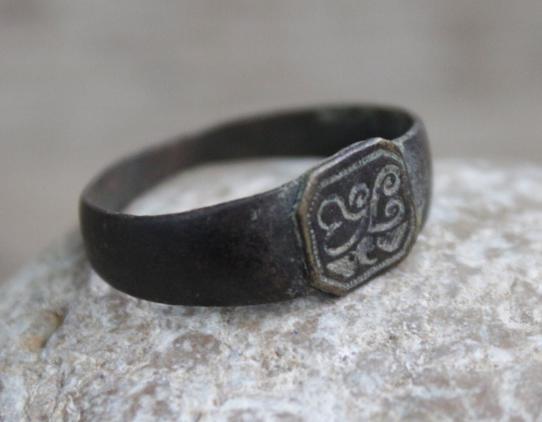 Ancient Medieval Ring, 20 Mm US 11, Medieval Jewelry, Ancient Ring ...