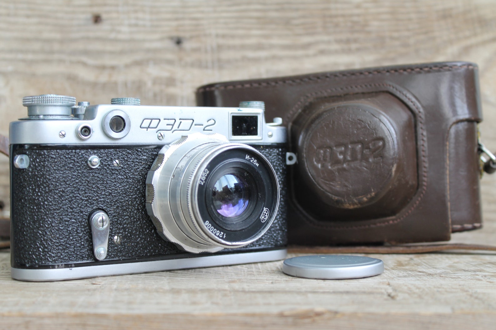 Genuine Retro Camera FED 2 With Lens Industar 26 M / Vintage - Etsy