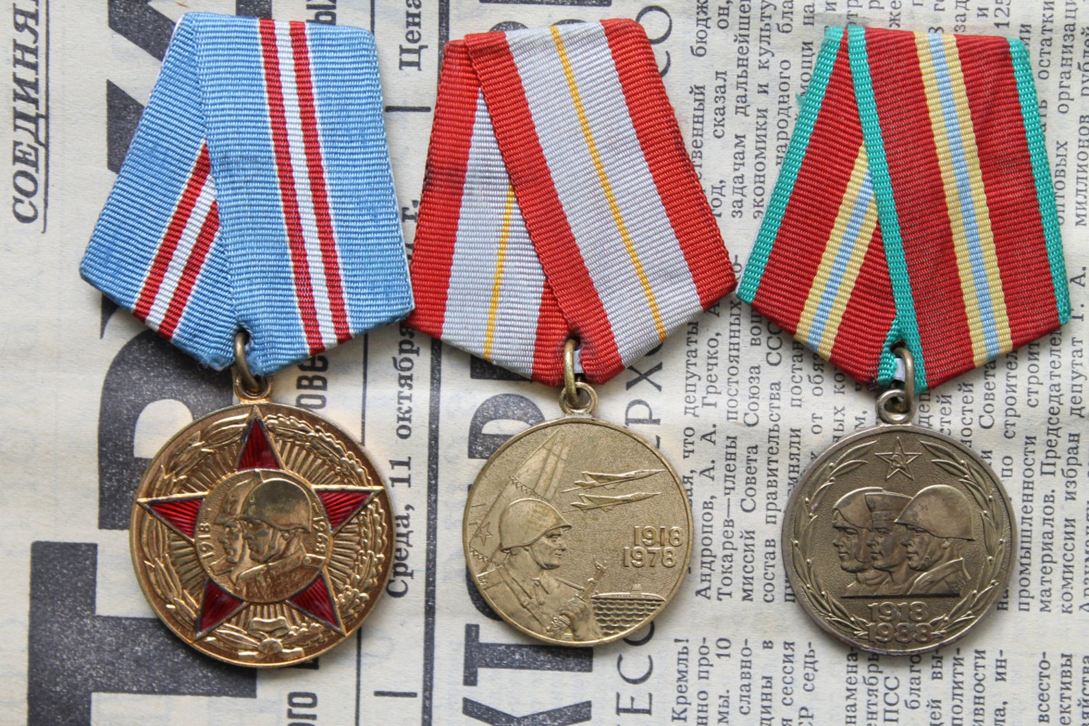 Vintage Military Medals Collectible Medals Set of 3 Vintage - Etsy