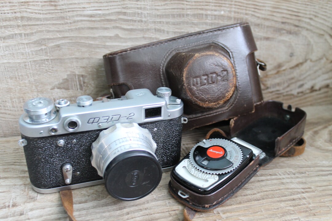Vintage Camera FED 2 With Light Meter Leningrad, FED Camera, Retro ...