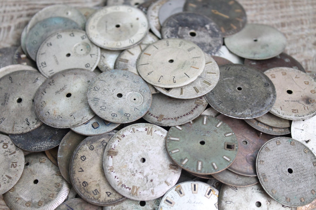 Esferas de reloj vintage: Esferas de arte alterado estilo steampunk (28 ...