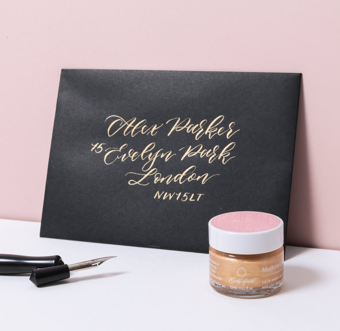 Rich Gold Calligraphy Ink Shimmery Handmade Calligraphy Ink - Etsy