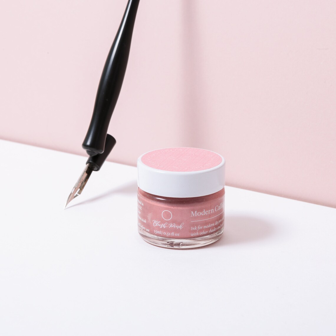 Blush Pink Calligraphy Ink | Shimmery Handmade Calligraphy Ink | Modern ...