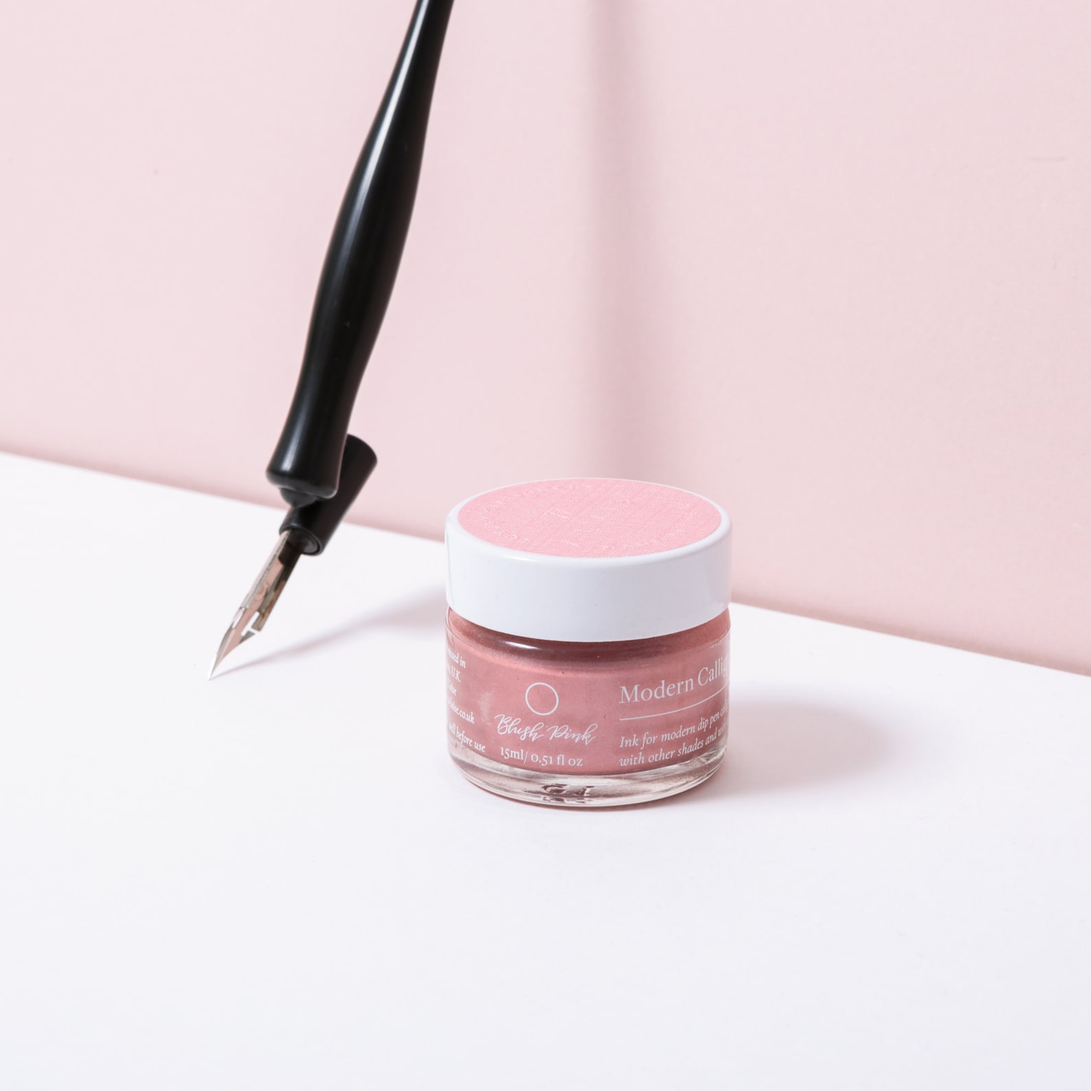 Blush Pink Calligraphy Ink | Shimmery Handmade Calligraphy Ink | Modern ...