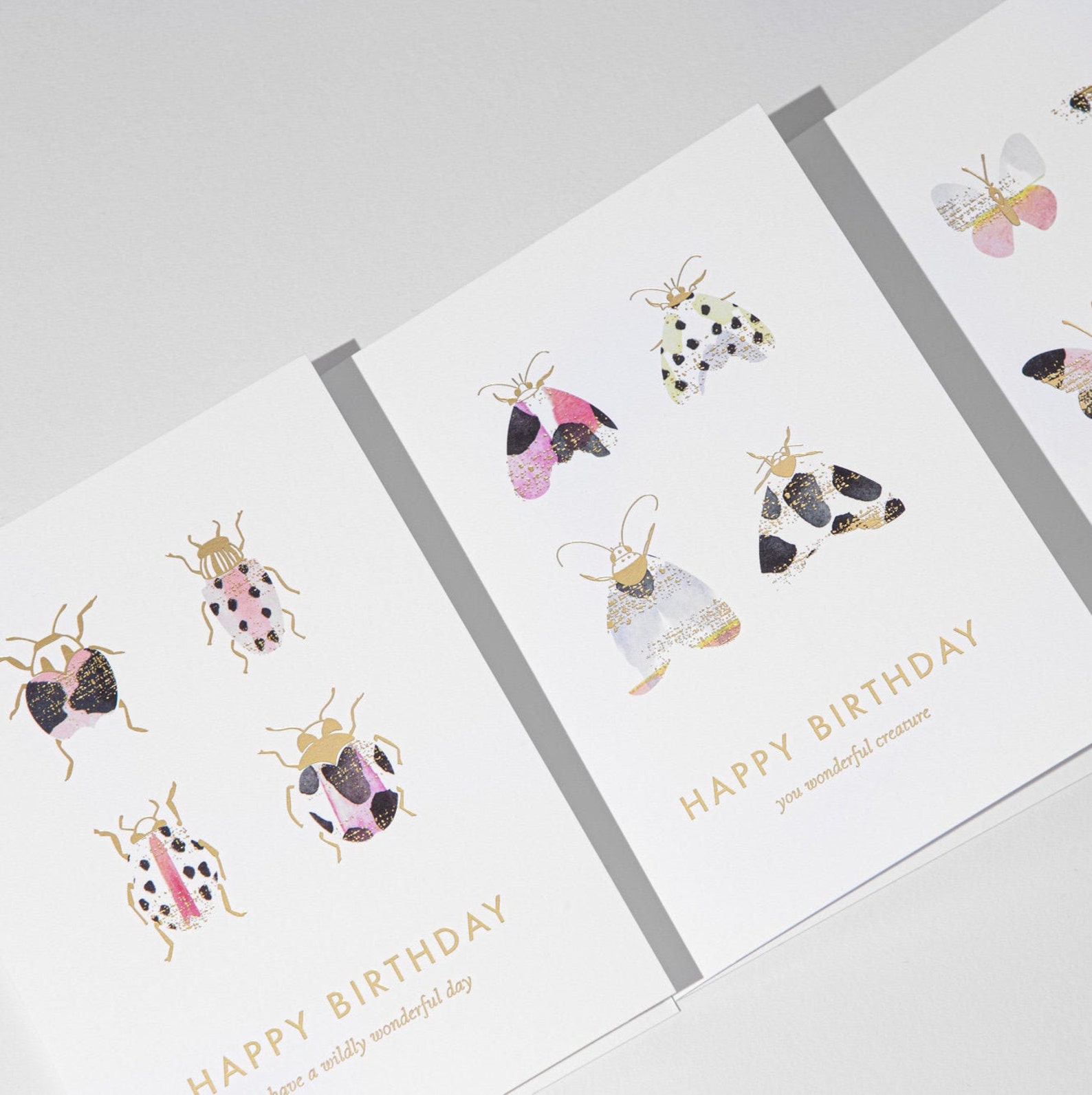 Happy Birthday Wonderful Creature Moth Card Moth Card - Etsy