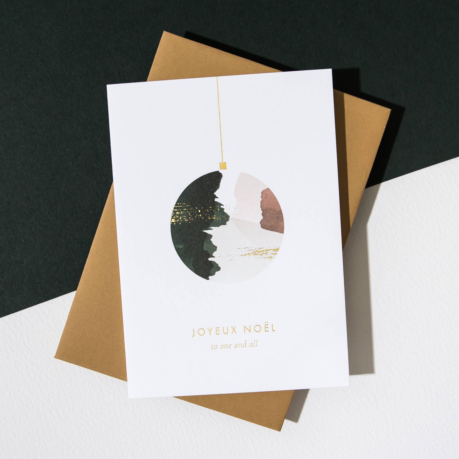 Joyeux Noël Card, Harvest Envelope - Etsy
