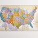 XXL Classic USA Wall Map - Map of the USA Poster - Front Lamination ...
