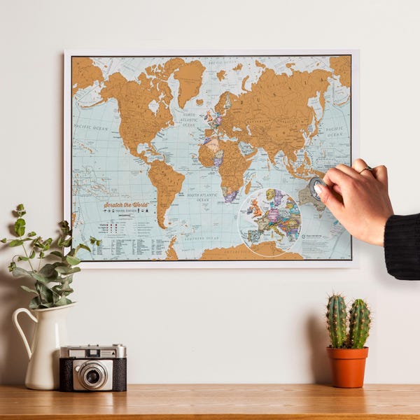 Scratch off World Map - Etsy
