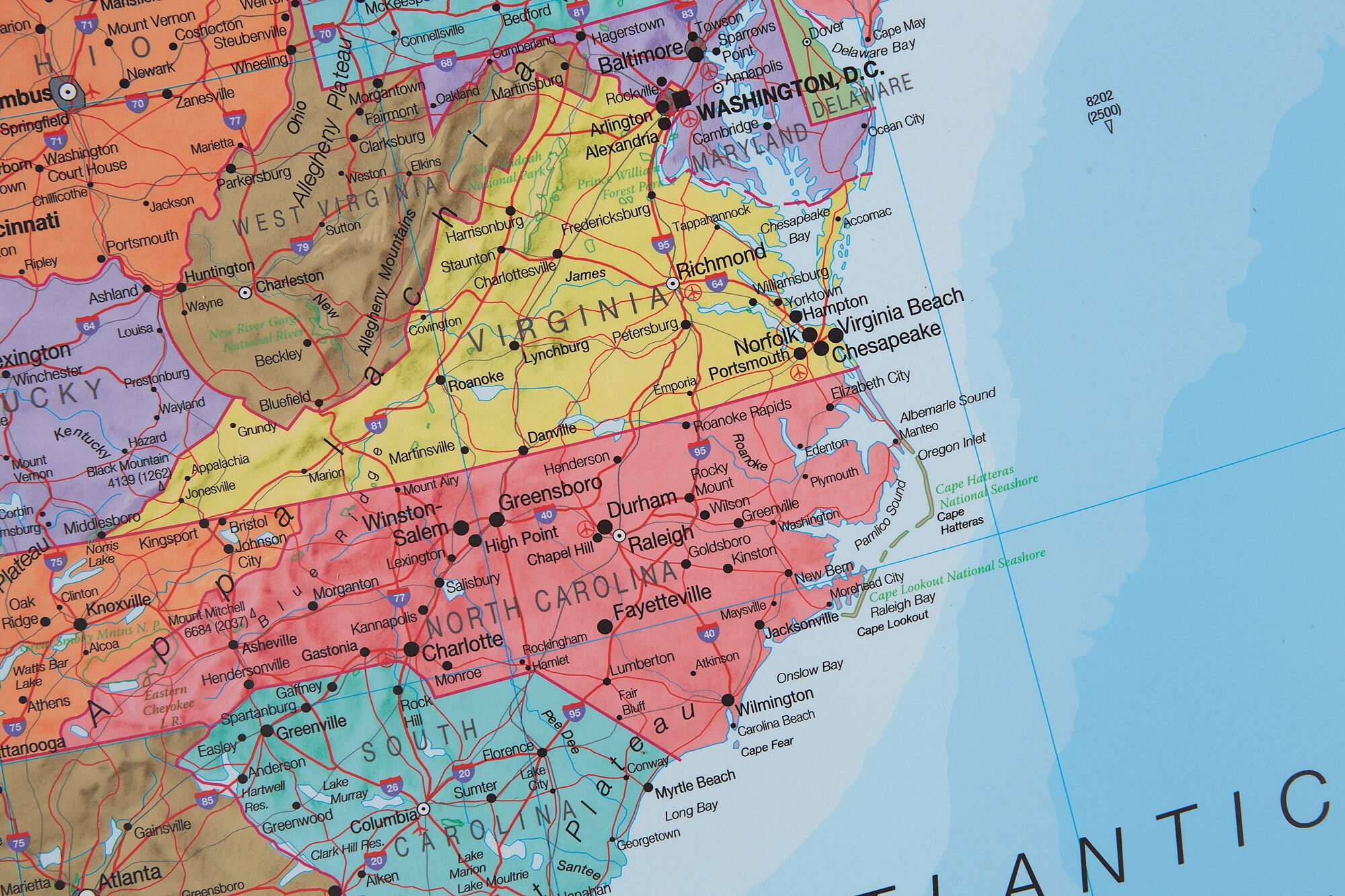 Political Map of the USA -- Road Trip, United States, USA Map, Home ...