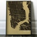 Framed New York City Street Map Travel Print City Print - Etsy
