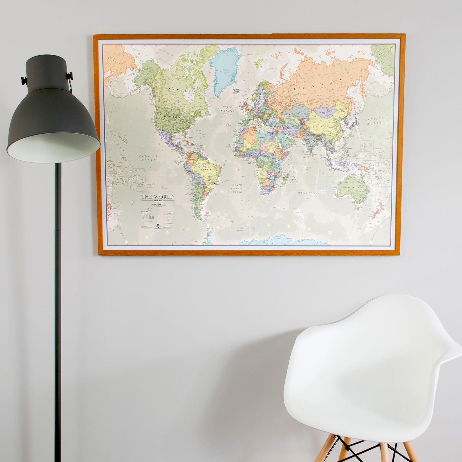 Classic World Map Home Decor Living Room Bedroom Wall - Etsy Classic World Map Home Decor Living Room Bedroom Wall - Etsy