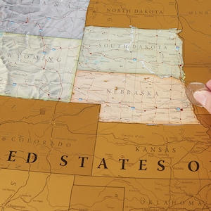 Scratch off Map USA Travel Gift Map United States , Gifts for Him ...