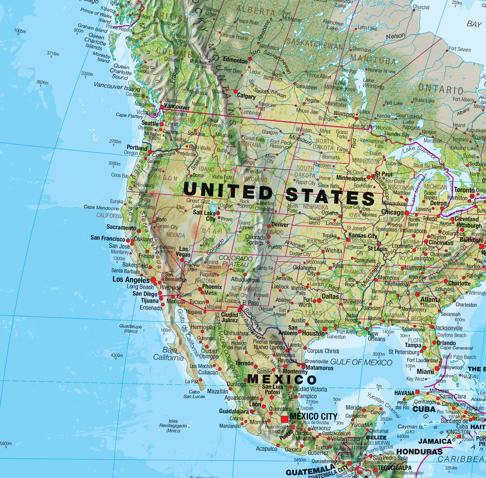 Huge Natural Terrain World Map Poster Wooden Hanging 48 X - Etsy