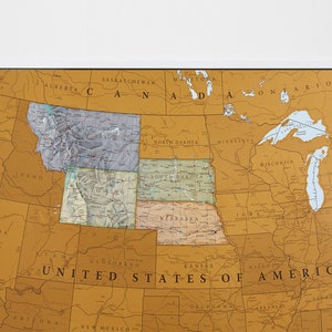 Scratch off Map USA Travel Gift Map United States , Gifts for Him ...