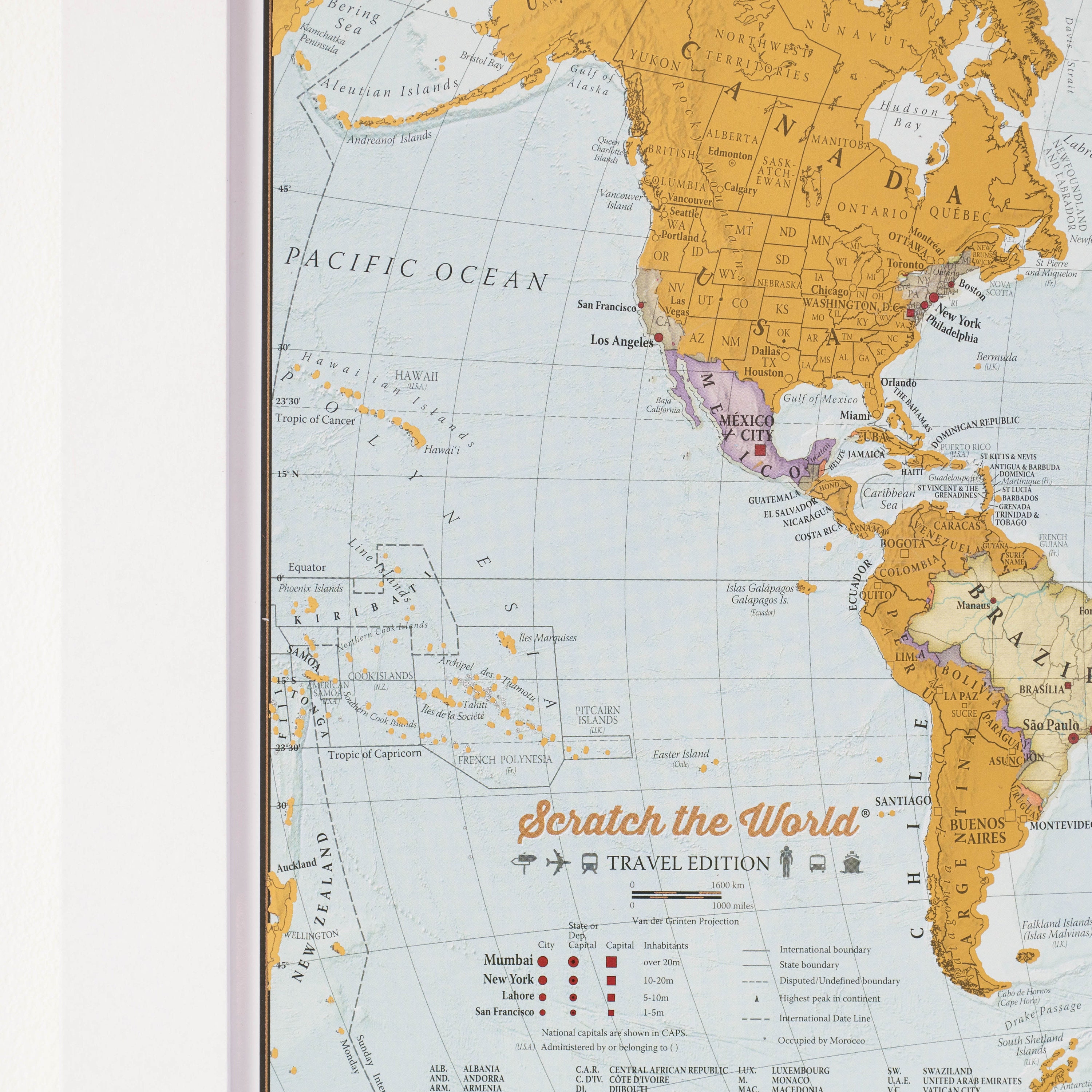 Scratch the World® Travel Edition Map Print Home Gift for - Etsy