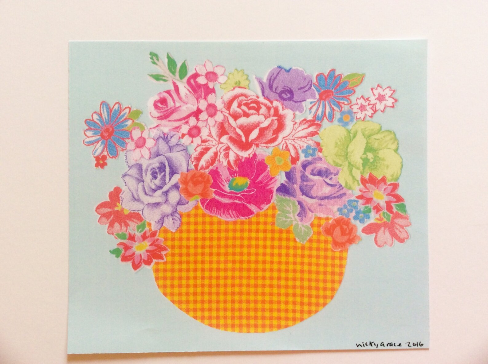 Limited Edition Signed Print, Summer Flowers, Spring Flowers, Vintage ...