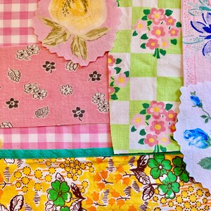 Vintage Fabric Scraps, Sewing, Stitching, Slow Sewing, Sewing Projects ...